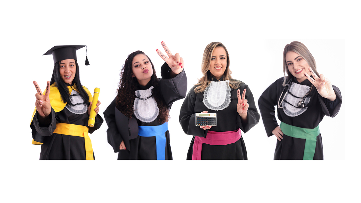 20 Inspirações para fotos com Beca de Formatura - Bora Formar